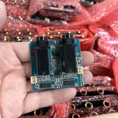 双孔6.5插孔麦克风混响板