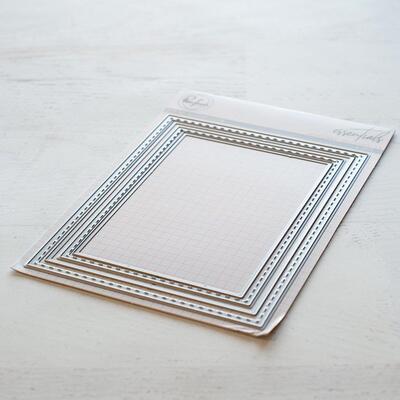 Pinkfresh Studio *切割模板/刀模 #PF001ES Stitched Rectangles