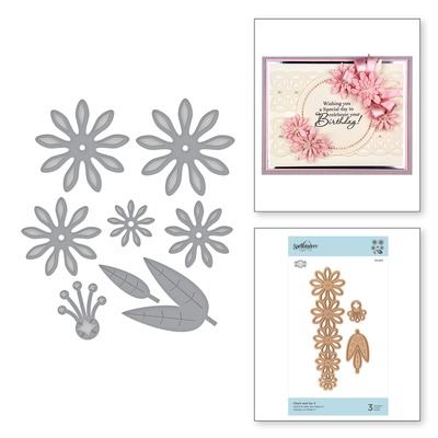 声樱花开 Spellbinders *切割模板/刀模 #S4-995 Cinch and Go V