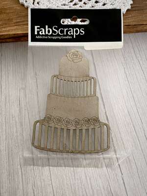 特价 FabScraps *纸板配件 #DC53012 Wedding Cake 婚礼蛋糕