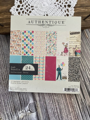 瑕疵 七折 Authentique *6x6英寸纸本 #PAR011 PARTY 派对系列