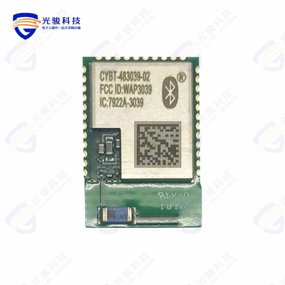 CYBT-483039-02《RX TXRX MOD BLE 5 CHIP SMD》