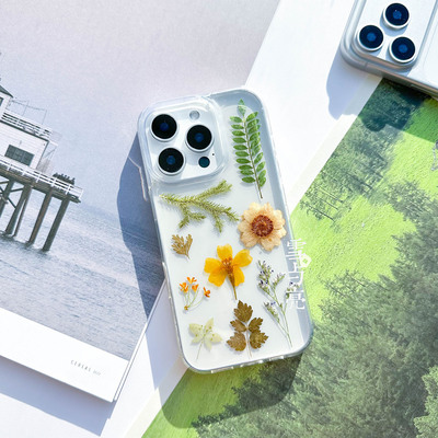 雪与亮 原创设计植物标本手机壳 野游 适用于iphone17Pro三星华为