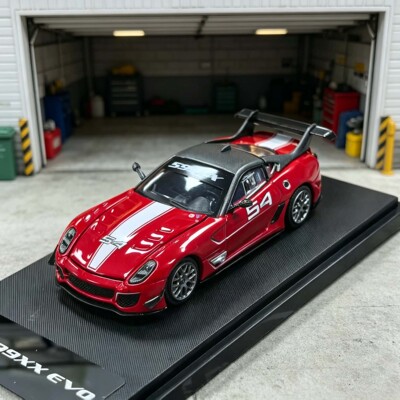 Rhino Model RM犀牛 1:64 跃马 599XX EVO 机盖可开 合金汽车模型