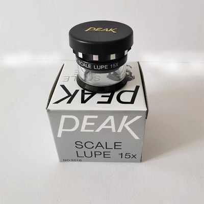 必佳PEAK10X15X20X22X30X50X100X放大镜手持式圆筒带刻度放大镜