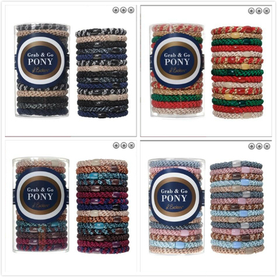 现货发圈手工编织发绳