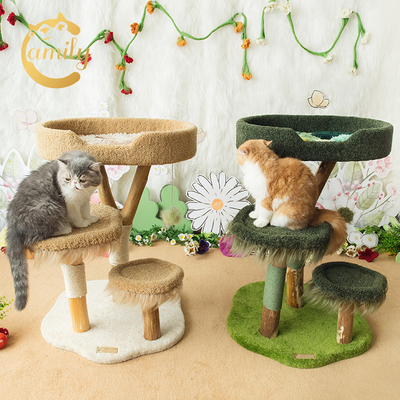 Camily荒野丛林猫爬架猫屋猫窝猫树猫跳台玩具猫抓板猫抓柱架子