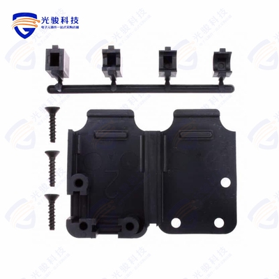 207470-1《CONN BACKSHELL 15P 90/180DEG BLK》