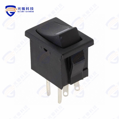 R1966ABLKBLKEPRED 《SWITCH ROCKER SPST 15A 125V》