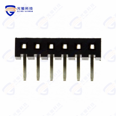 NPPN061FGGN-RC《CONN HDR 6POS 0.079 GOLD PCB R/A》