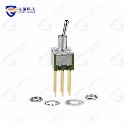 M2032SS1G06 《SWITCH TOGGLE 3PDT 0.4VA 28V》