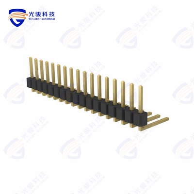 PRPC017SBCN-M71RC《CONN HEADER R/A 17POS 2.54MM》