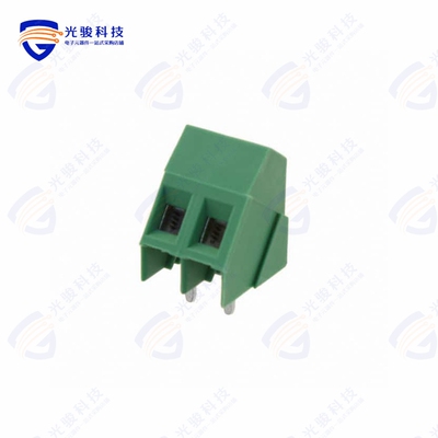 282847-2《TERM BLOCK 2POS 35DEG 5.08MM PCB》
