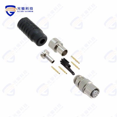 1-2823450-4《CONN RCPT FMALE 8POS GOLD CRIMP》