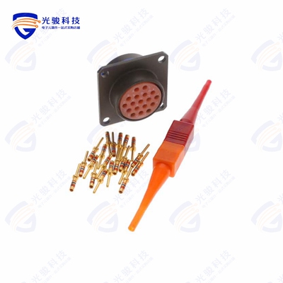 MS27499E14B18P《CONN RCPT MALE 18POS GOLD CRIMP》