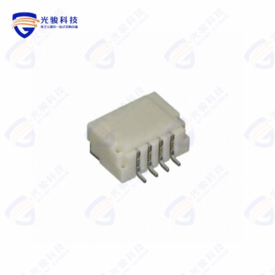 10147606-00004LF《CONN HEADER SMD R/A 4POS 1MM》