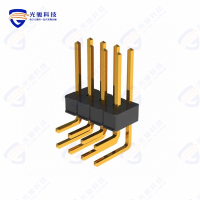 929745-01-04-EU《CONN HEADER R/A 8POS 2.54MM》