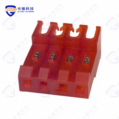 3-640601-4《CONN RCPT 4POS IDC 22AWG TIN》