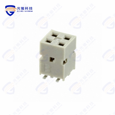 89898-302ALF《CONN RCPT 4POS 0.1 GOLD SMD》
