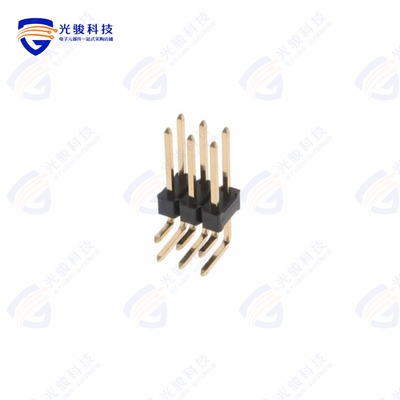 10129382-906004BLF《CONN HEADER R/A 6POS 2.54MM》