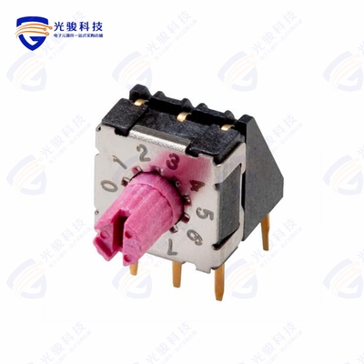 RDS-10S-74R45A-508-D 《10 POSITION, RIGHT ANGLE, THROUG》