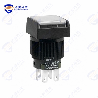 YB26WSKW01-1F05-JA 《SWITCH PUSHBUTTON DPDT 3A 125V》