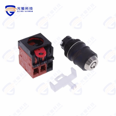 A22TK-2LR-12-01 《SWITCH KEYLCK 2POS DPST 10A 110V》