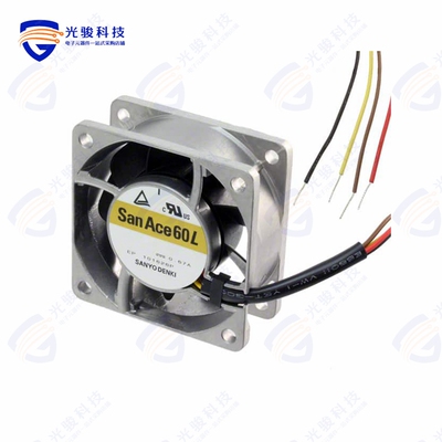 9LG0624P4S001《FAN 60X25MM 24VDC RBLS TACH,PWM》