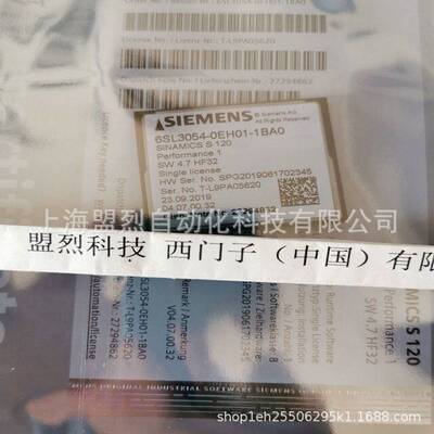 【议价】6SL3054-0EH01-1BA0西门子S120 CF 卡 con 固件6SL30540E