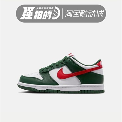 NIKE/耐克 大童平底胶底运动鞋冬季男女童低帮板鞋 IO7453-323