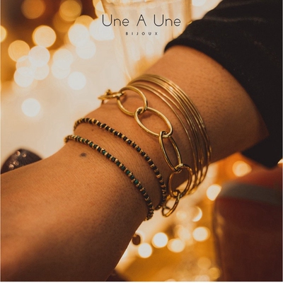 uneaunejaipur多色天然石手链