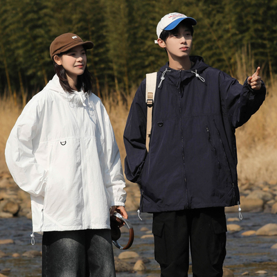 大码男装防晒衣男夏季薄款外套