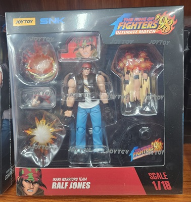 暗源SNK拳皇98怒队可动人偶莉安娜哈迪兰拉尔夫克拉克摆件手办