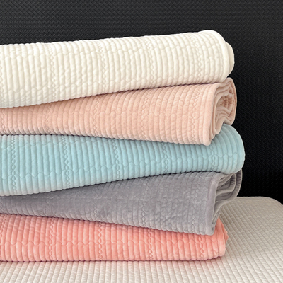 保暖！加厚婴儿绒床盖