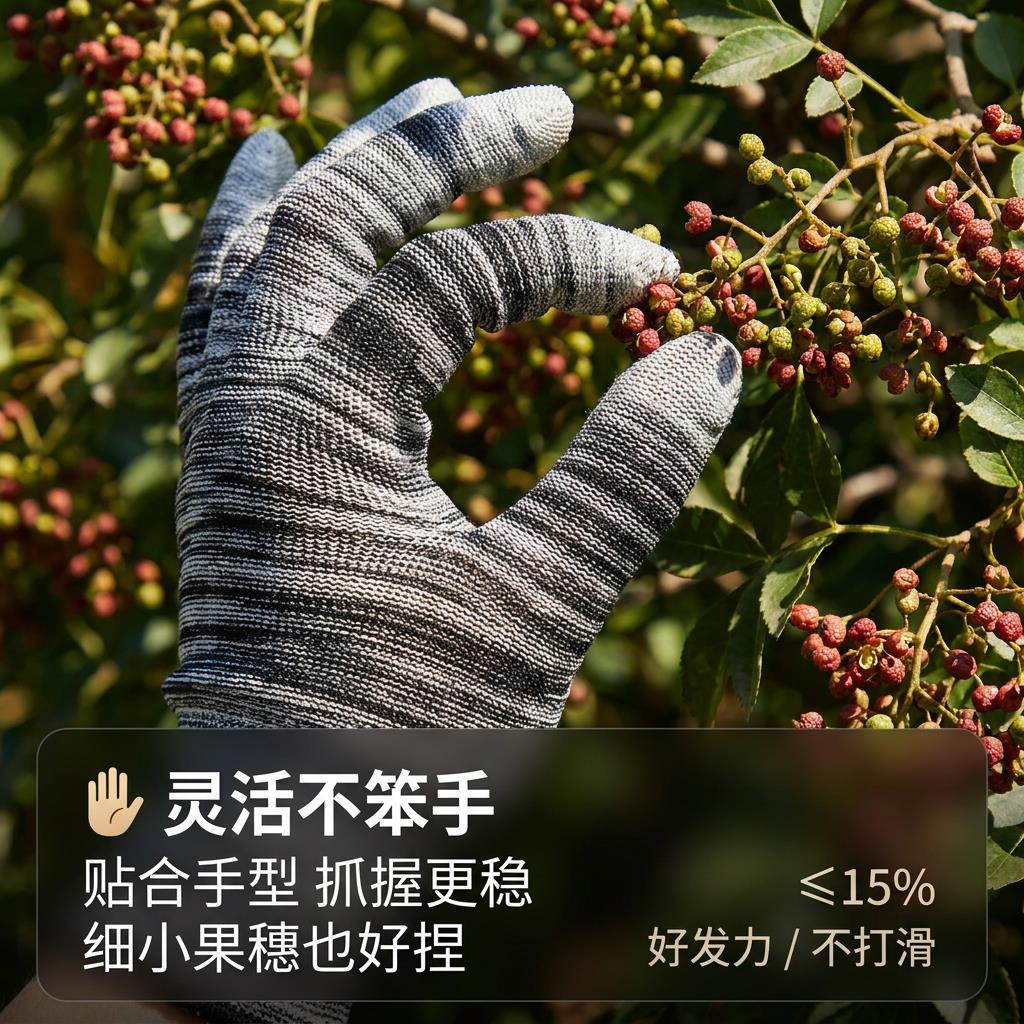 摘花椒专用神器手套防刺耐磨防扎园艺耐磨耐用劳保透气户外加厚