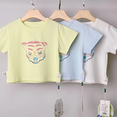 阿奇幼幼园夏季男童短袖上衣圆领T恤92240