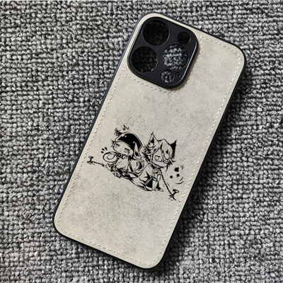 动漫K伏八伏见猿比古八田美咲布纹手机壳适用iphone16苹果15华为mate60荣耀200小米14红米K80一加13ACE3VIVO