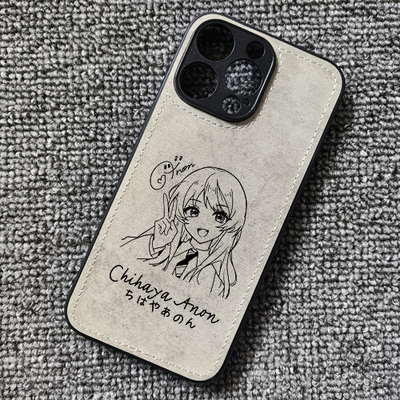BanGDreamMyGO千早爱音周边布纹手机壳适用iphone16pro苹果17华为mate80荣耀600小米15红米K80一加13iqooneo9