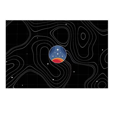 星空Starfield帆布打印金属框架海报装饰画家居游戏
