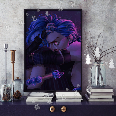 金克丝Jinx爆爆英雄联盟双城之战2Arcane Season 2电影海报游戏