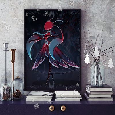 空洞骑士丝之歌游戏Hollow Knight: Silksong帆布打印海报装饰画