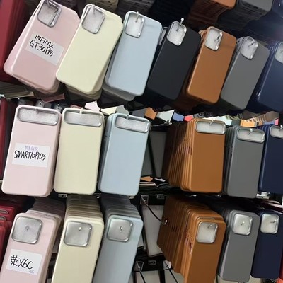 适用外贸传音 Infinix HOT60i 50i 40 Smart10 Plus GT30Pro皮纹手机壳Note50S 50X Note40 30 TPU保护套批发