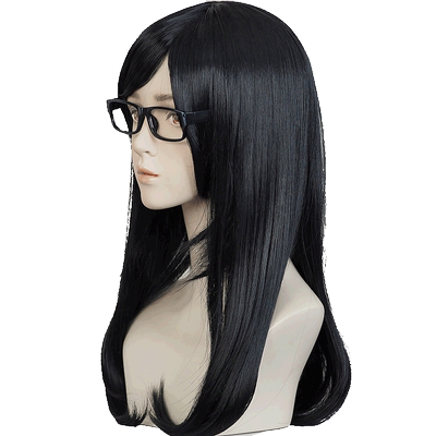 夏日重现 南方日鹤 60cm万用cos假发女黑色长直发日常cosplay