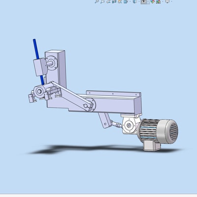 263.90度取放机构solidworks2020模型带约束和运动仿真参数