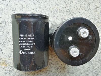 法国SIC SAFCO六角定型LL长寿命系列 450v 2200uf 螺丝脚高压电容