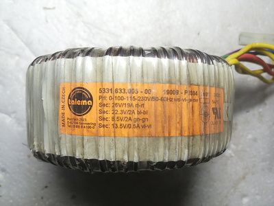 拆机talema进口环形变压器 功率562W 输出单26V单22V单8.5V等