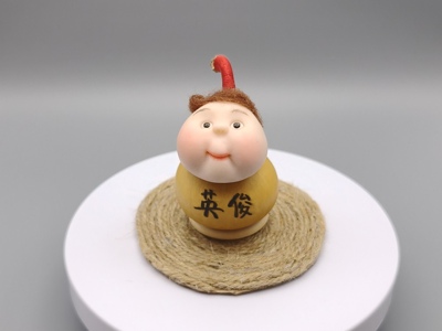 葫芦娃娃摆件挂件软陶手工人偶礼物文玩文创