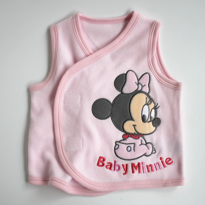 出口日本保暖摇粒绒偏襟婴幼儿马甲 小童保暖背心马夹K416