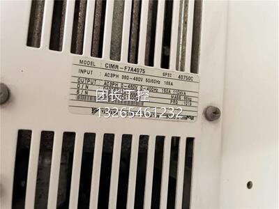 拆机安川F7系列变频器CIR-MF 7A047安川变频5 75KW380V功能正常询