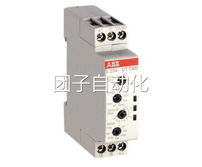 全新原装ABB电子时间继电器 CT-TGD.12 1c/o, 24-240VAC 24-48VDC